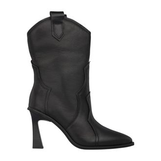 Alma En Pena Bestickter Absatz-Stiefelette - - Shoes - Damen - Schwarzk - 38 EU