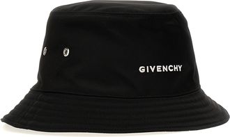Givenchy GI278517BM Logo-Embroidered Polyamide Bucket Hat - Black