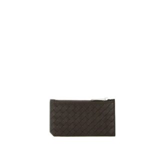 Bottega Veneta Homme, Accessoires, Brun, Taille: ONE Size Porte-cartes en Cuir Marron Accessoires