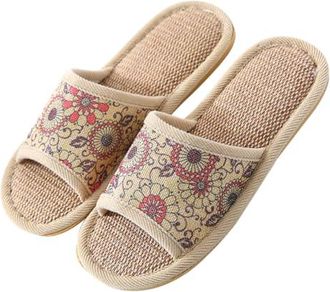 BESPORTBLE Pantoufles Femme &Eacute;t&eacute; Int&eacute;rieur Respirantes Antid&eacute;rapantes Confortables Maison L&eacute;geres Rose