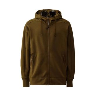C.P. Company C.p. Company, Homme, Sweatshirts et sweats &agrave; capuche, Brun, Taille: XS Zip-throughs