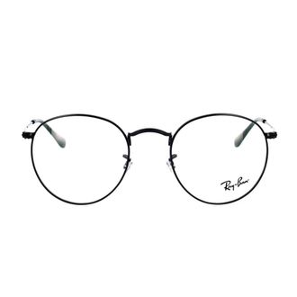 Ray-Ban unisex, Accessoires, Noir, Taille: 47 MM Lunettes Rétro Rondes en Métal