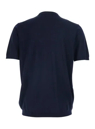 KANGRA Mens T-Shirt F.16gg Blue Cotton Top