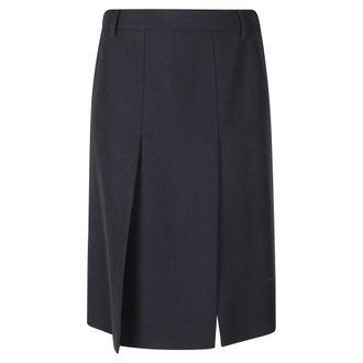 Prada Multi-slit Midi Rock - - Skirts - Damen - Blau - S