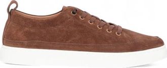 Infinity Leather Baskets en Daim Marron pour Homme - Josh