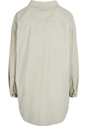 Urban Classics Kurzarmshirt Urban Classics Damen Ladies Long Corduroy Overshirt (1-tlg)