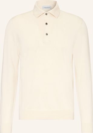 Profuomo Profuomo Strick-Poloshirt weiss