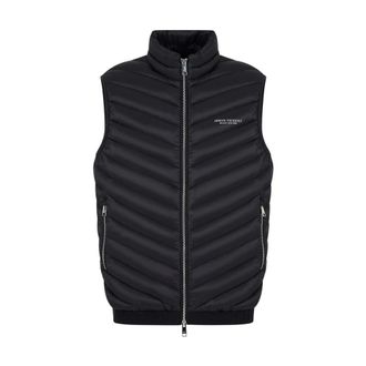 A|X Armani Exchange Homme, Vestes, Noir, Taille: XL Gilet &eacute;l&eacute;gant