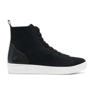 Michael Kors Schwarze Gestrickte High Top Sneakers - - Shoes - Damen - Schwarzk - 36 EU