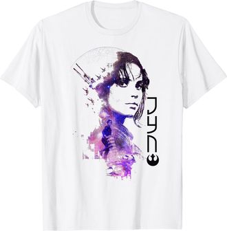 Star Wars Rouge One Jyn Erso Galaxy Portrait T-Shirt