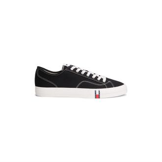 Tommy Jeans Sneaker f&uuml;r Herren, Canvas, Flach (Schwarz)