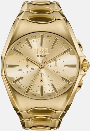 Diesel D-Curve - Montre chronographe pour homme en acier inoxydable - Doré