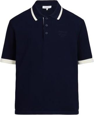 Maison Kitsun&eacute; Polo &agrave; manches courtes en coton
