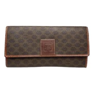 Celine Pre-owned Leder Portemonnaie - - Pre-owned - Damen - Braun - ONE SIZE