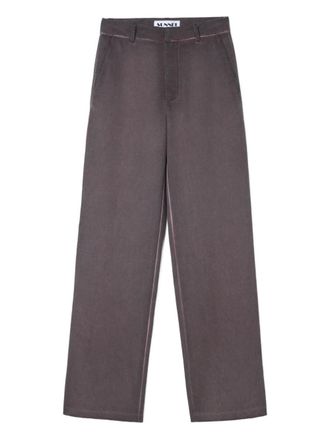 Sunnei pantalon en laine - Marron