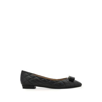 Ferragamo Quilted Varina Ballet Flat