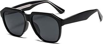 Generic Lunettes de soleil polarisées pour hommes et pour femmes, lunettes de soleil décoratives pour les vacances en plein air (couleur : D, taille : moyen) 