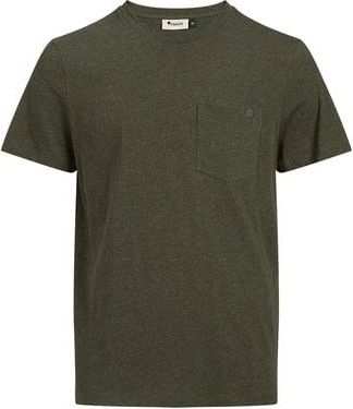 Faguo Tee-shirt droit col rond mouchet&eacute;