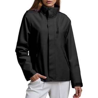 Generic Veste Femme Chic Et Elegant Veste dext&eacute;rieur coupe-vent unisexe &eacute;l&eacute;gante et polyvalente pour toutes vos activit&eacute;s quotidiennes (Black, XL)