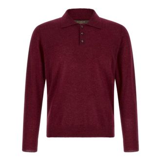 Zanone Langarm-Poloshirt - - Tops - Herren - Rot - 2XL