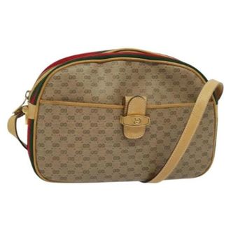 Gucci Pre-owned Cuir sacs-gucci - Femme - Pre-owned - Beige - Taille: ONE Size