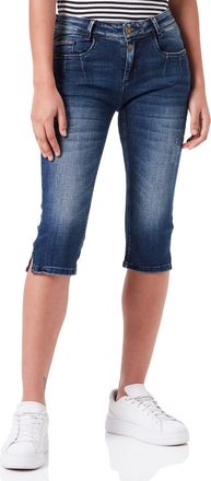 Timezone Damen 3/4 Slim DashniTZ 3 4, Metal Blue Wash, 28W EU