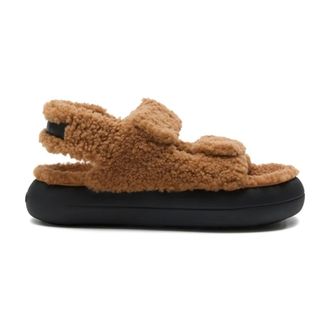 Moon Boot Femme, Chaussures, Brun, Taille: 40 EU Sandales en Shearling