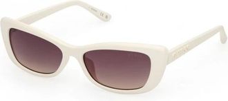 Guess Femme, Accessoires, Blanc, Taille: 55 MM Gu00156-H 21B Lunettes de soleil