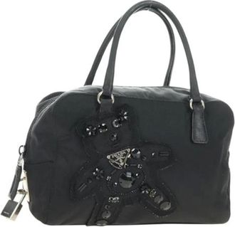 Prada Sac &agrave; main en nylon Pre-owned - Femme - Pre-owned - Noir - Taille: ONE Size