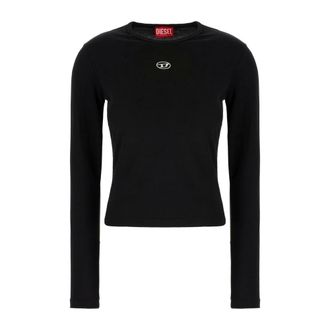 Diesel Femme, Tops, Noir, Taille: 40 FR Hauts &agrave; manches longues