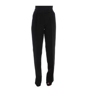 Ermanno Scervino Femme, Pantalons, Noir, Taille: 36 FR Wide Leg Pantalons