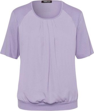 Frank Walder T-Shirt im Materialmix