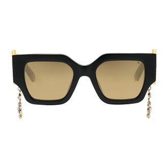 Philipp Plein Femme, Accessoires, Noir, Taille: ONE Size Lunettes de soleil Square Exclusive
