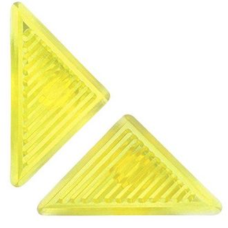 PME 108SD004 JEM Ausstecher für EIN langes Rasterdreieck, Sortiment, 2-teilig, Kunststoff, Ivory, 7.5 x 2 x 17 cm