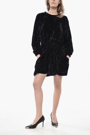 Isabel Marant Chenille Dress LASSIE With Batwing Sleeves Isabel Marant