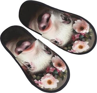 Generic Chaussons Maison Souriant Doux Chaussons Anti Odeur Pantoufles Pour Hôtels Outdoor Voyage M