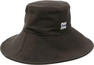 Miu Miu Logo Bucket Hat