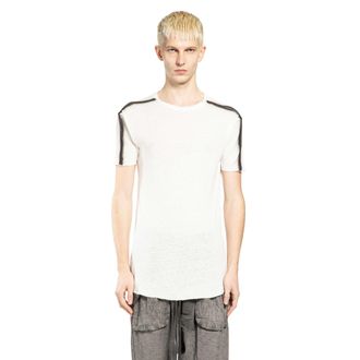 Thom Krom Spliced Viscose Linen T-Shirt