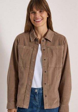 Cecil Cordjacke Feincord Overshirt, Baumwollmix, Brusttaschen