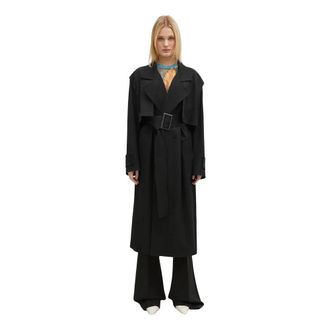 J.W.Anderson Langer Trenchcoat - - Coats - Damen - Schwarzk - M