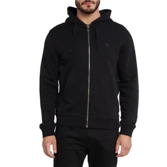 Guess Homme, Sweatshirts et sweats à capuche, Bleu, Taille: S Sweat à capuche homme Brooks