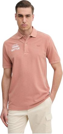 Lacoste Roland-Garros Sandplatz-Polo - - Tops - Herren - Orange - XS