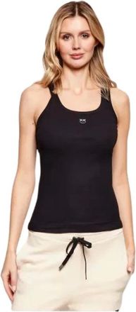 Pinko Pinko, Femme, Tops, Noir, Taille: 38 FR Calcolatore Tank Top