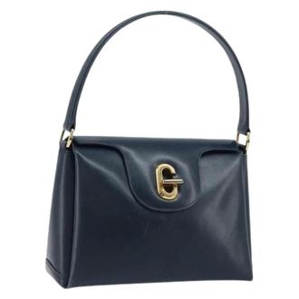 Gucci Sac &agrave; main en cuir Pre-owned - Femme - Pre-owned - Bleu - Taille: ONE Size