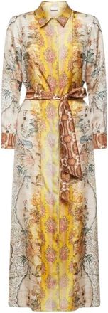 Pierre-Louis Mascia Femme, Robes, Multicolore, Taille: 40 FR Aloe Shirt Dress