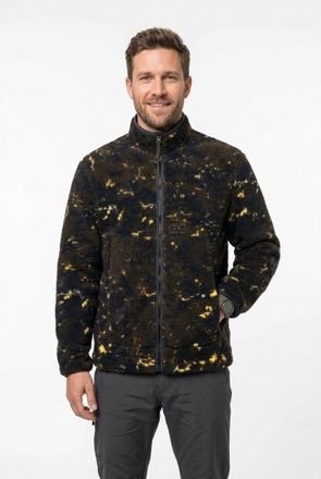 Jack Wolfskin Fleecejacke JACK WOLFSKIN, Herren, Gr. 3XL, lichen peat, Obermaterial: 100% Polyester, normal, Jacken Fleecejacke, &Uuml;bergangsjacke f&uuml;r Wandern und Trek