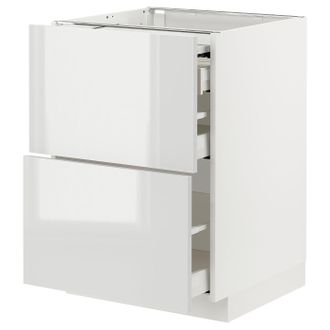 IKEA METOD / MAXIMERA Unterschr auszb Arbeitsfl/3 Schubl