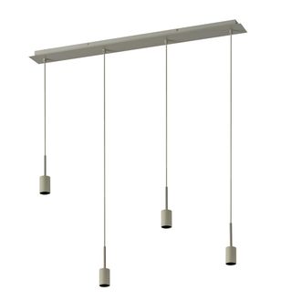Osram Decor Pendelleuchte Needle Linear 4xE27, beige, Stahl, dekorative Leuchtmittel kompatibel, IP20