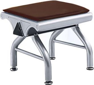 Generic Chaises confortables de salle dattente, banc de réception avec cadre en acier avec coussins en cuir, stabilité renforcée pour une utilisation en aérop