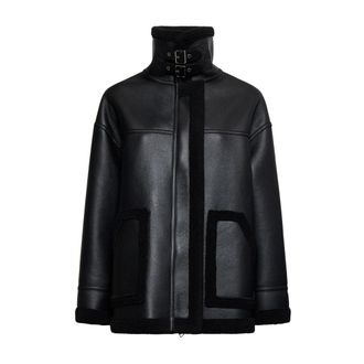 Silvian Heach Faux Fur Shearling Jackets - - Jackets - Damen - Schwarzk - XS